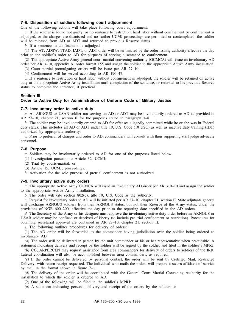 Army Regulation Activity Duty PDF Form - FormsPal