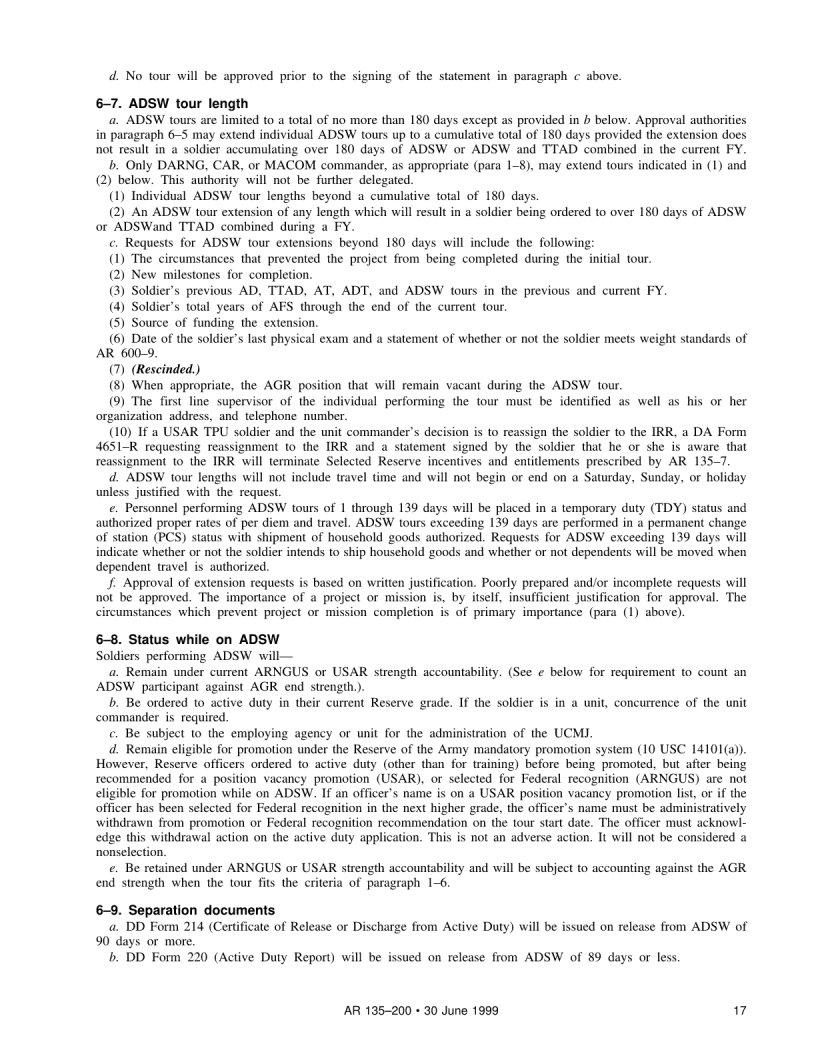 Army Regulation Activity Duty PDF Form - FormsPal