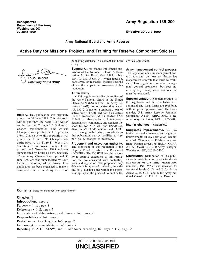 Army Regulation Activity Duty PDF Form - FormsPal