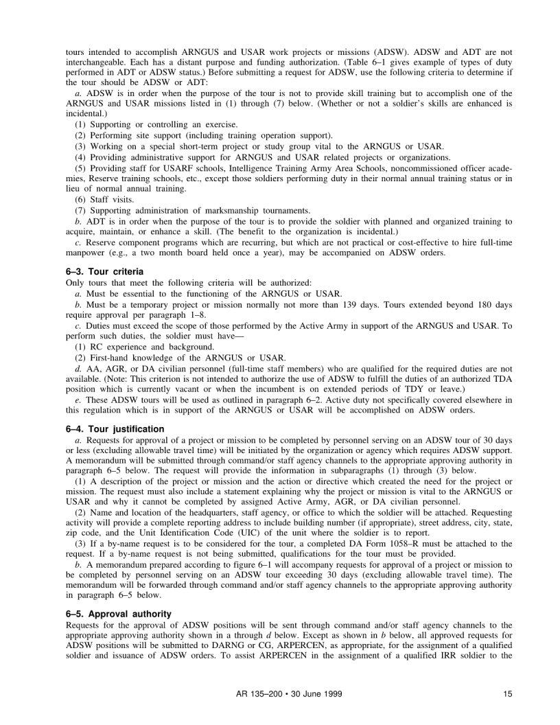 Army Regulation Activity Duty PDF Form - FormsPal