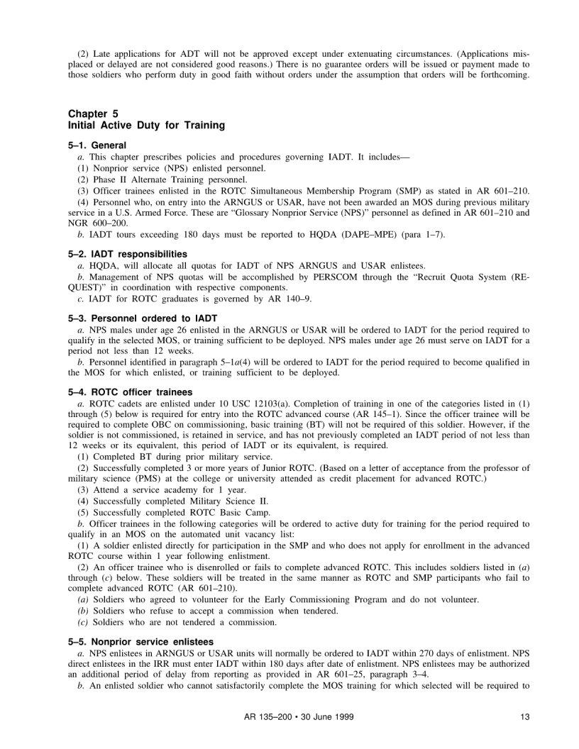 Army Regulation Activity Duty PDF Form - FormsPal