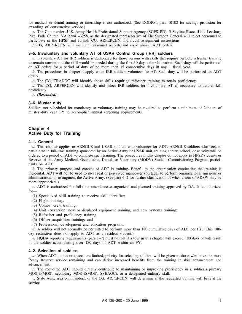 Army Regulation Activity Duty PDF Form - FormsPal