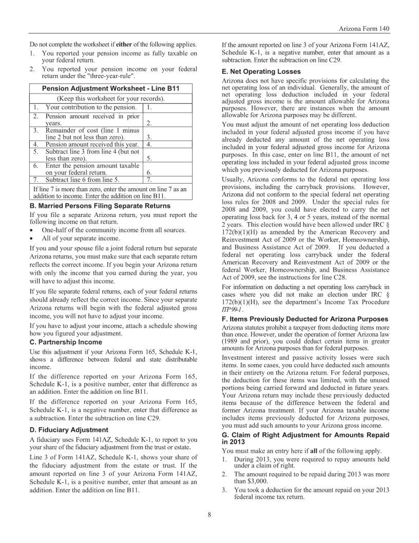 Az Form 140 ≡ Fill Out Printable PDF Forms Online
