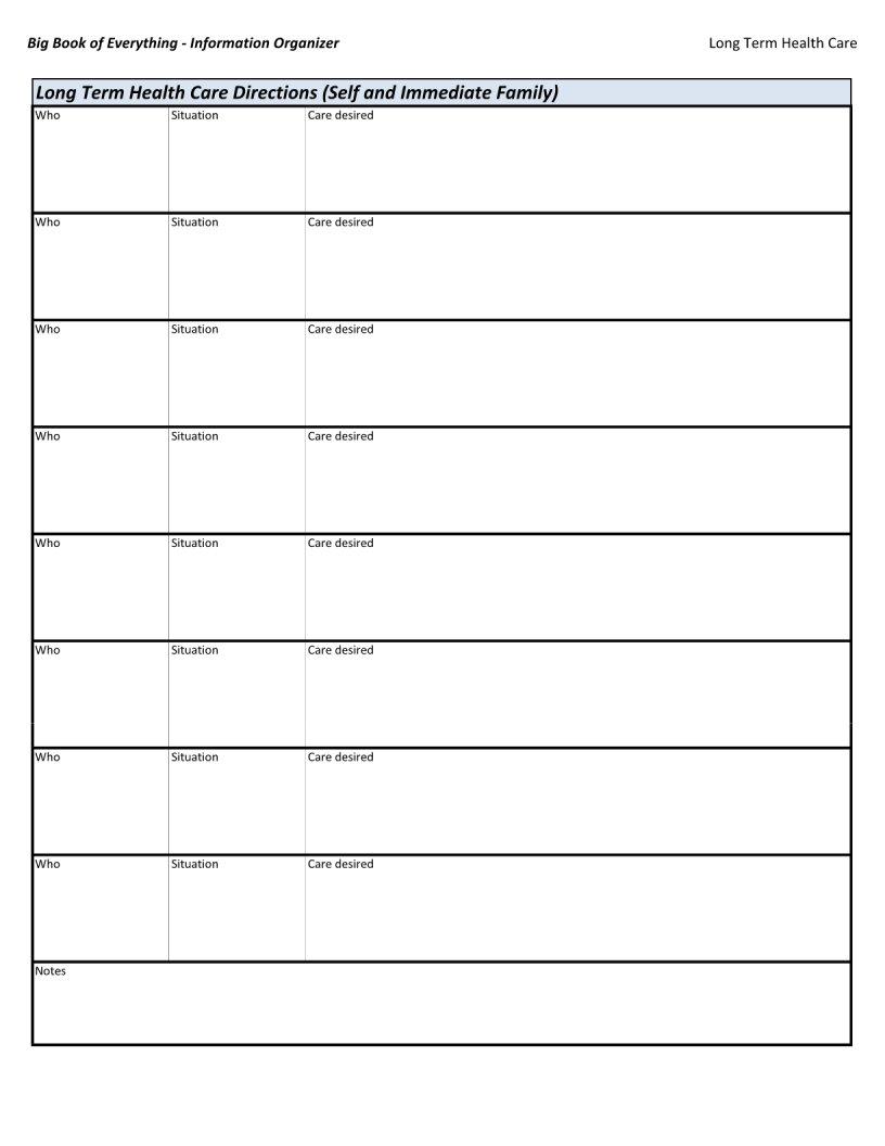 Big Book Everything Form ≡ Fill Out Printable PDF Forms Online