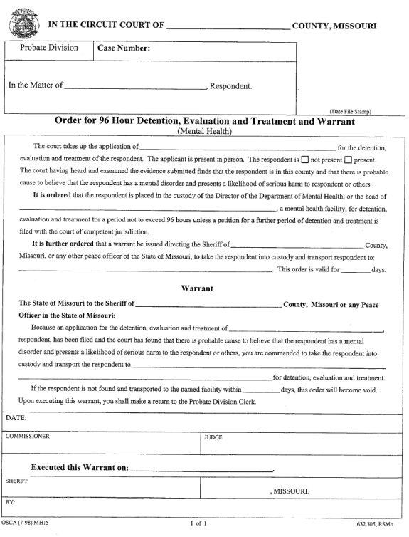 Detention Form ≡ Fill Out Printable PDF Forms Online