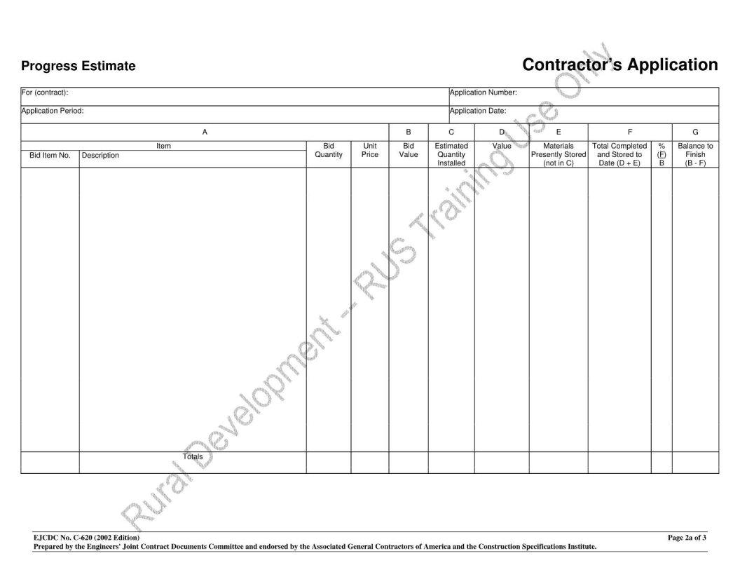 Ejcdc C 620 Form ≡ Fill Out Printable PDF Forms Online