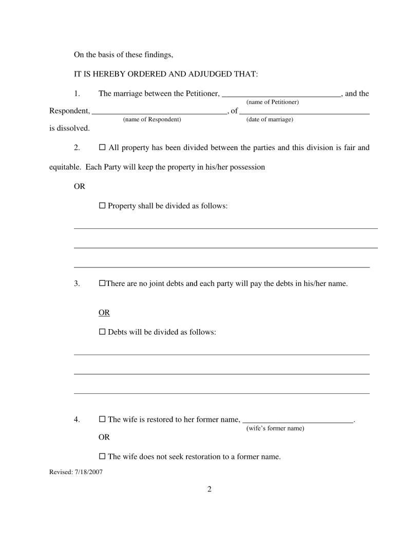 Form 1A Marriage ≡ Fill Out Printable PDF Forms Online