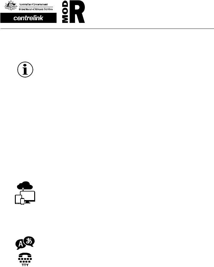 Forms Centrelink Mod R Form Fill Out Printable PDF Forms Online