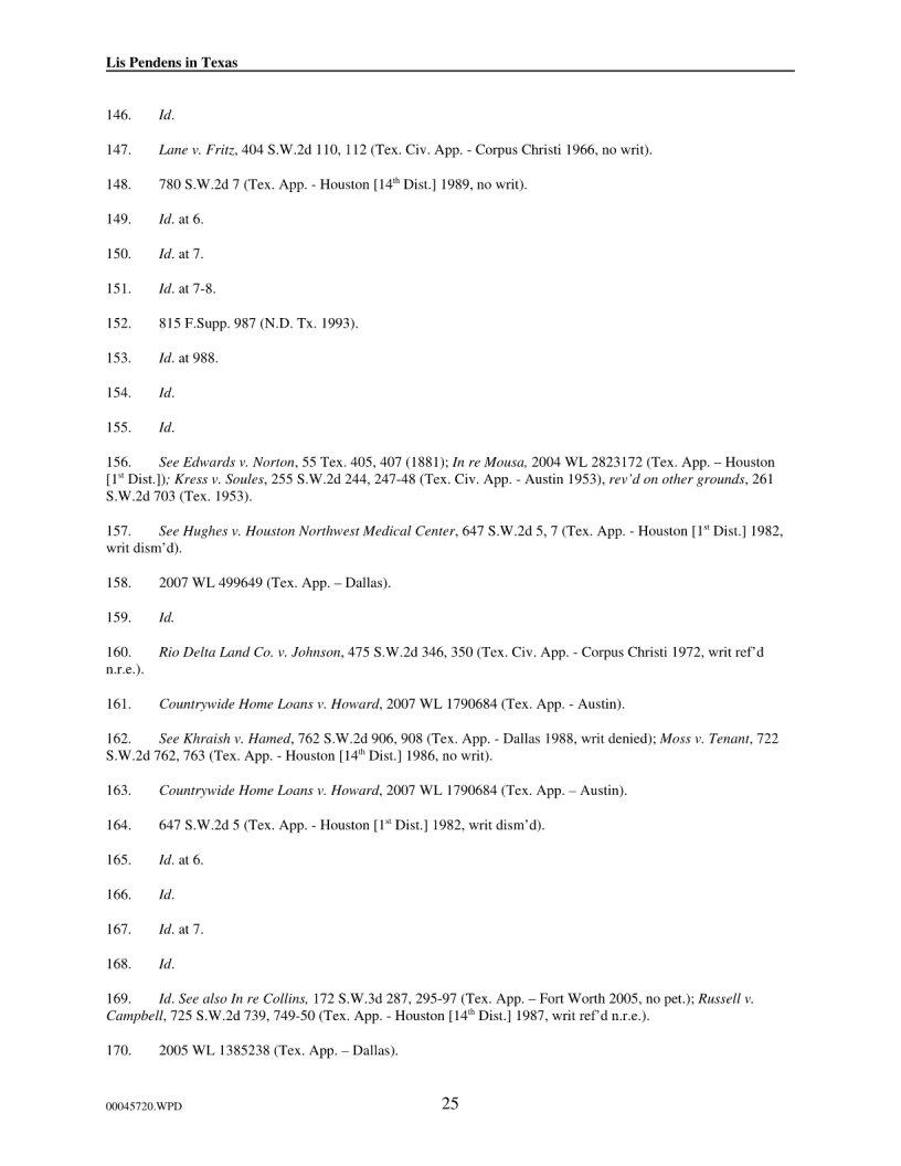 Lis Pendens Form Texas ≡ Fill Out Printable PDF Forms Online