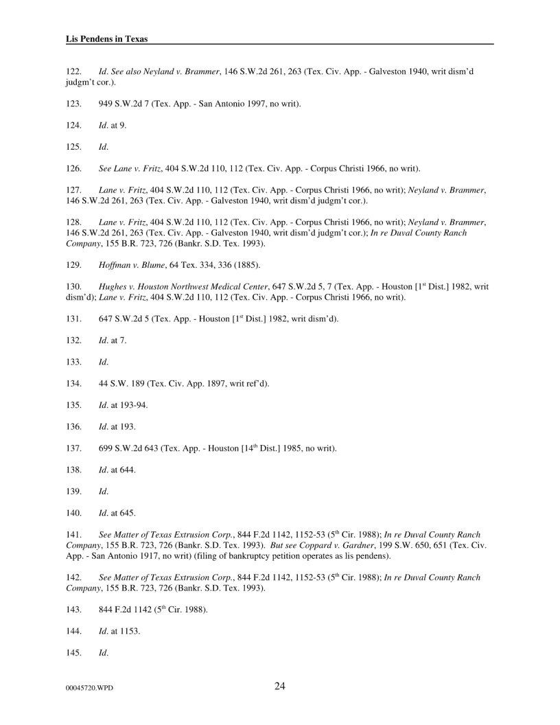 Lis Pendens Form Texas ≡ Fill Out Printable PDF Forms Online