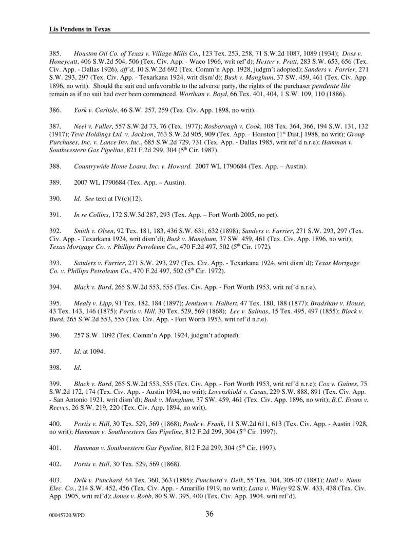 Lis Pendens Form Texas ≡ Fill Out Printable PDF Forms Online