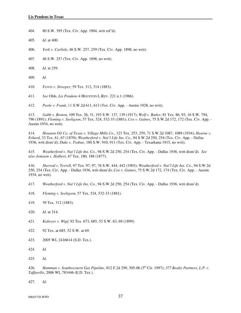 Lis Pendens Form Texas ≡ Fill Out Printable PDF Forms Online