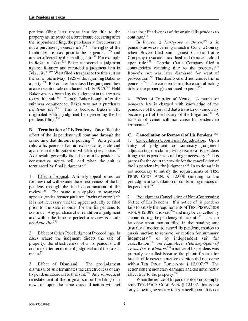 Lis Pendens Form Texas ≡ Fill Out Printable PDF Forms Online