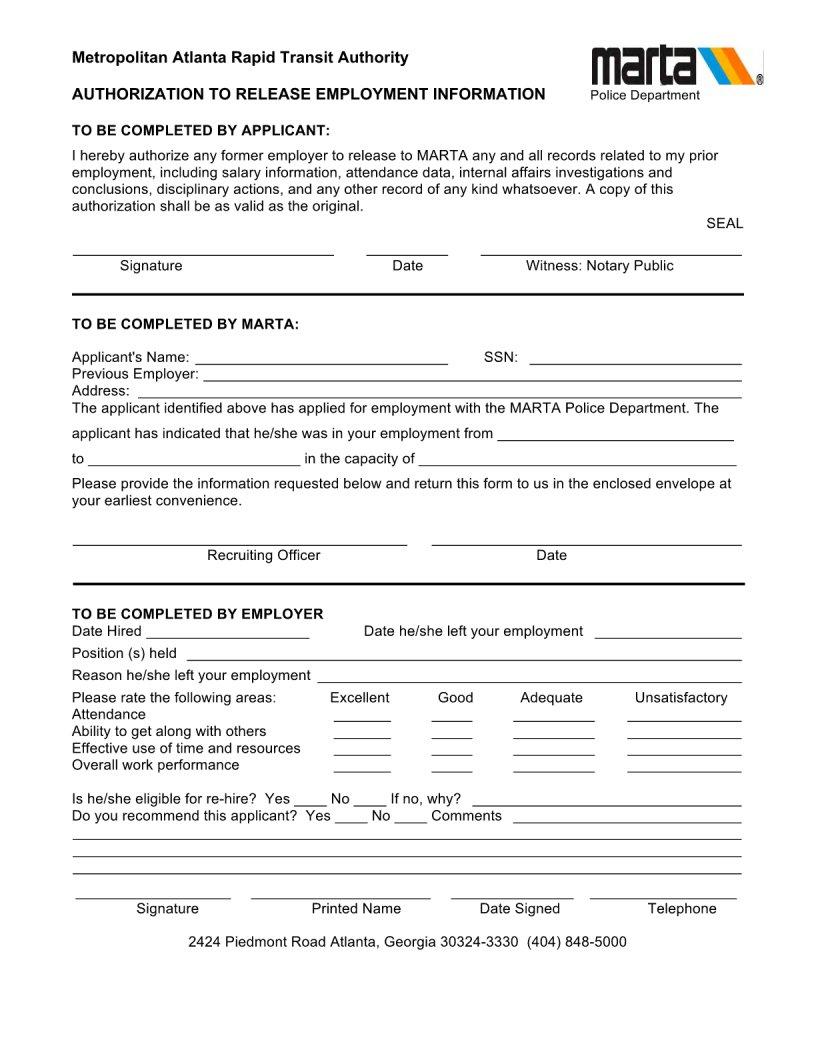 Marta Police Officer Form ≡ Fill Out Printable PDF Forms Online