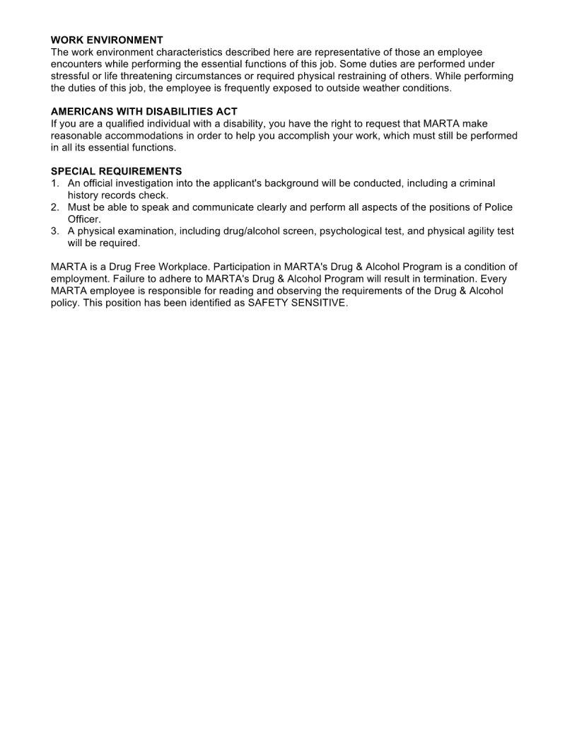 Marta Police Officer Form ≡ Fill Out Printable PDF Forms Online