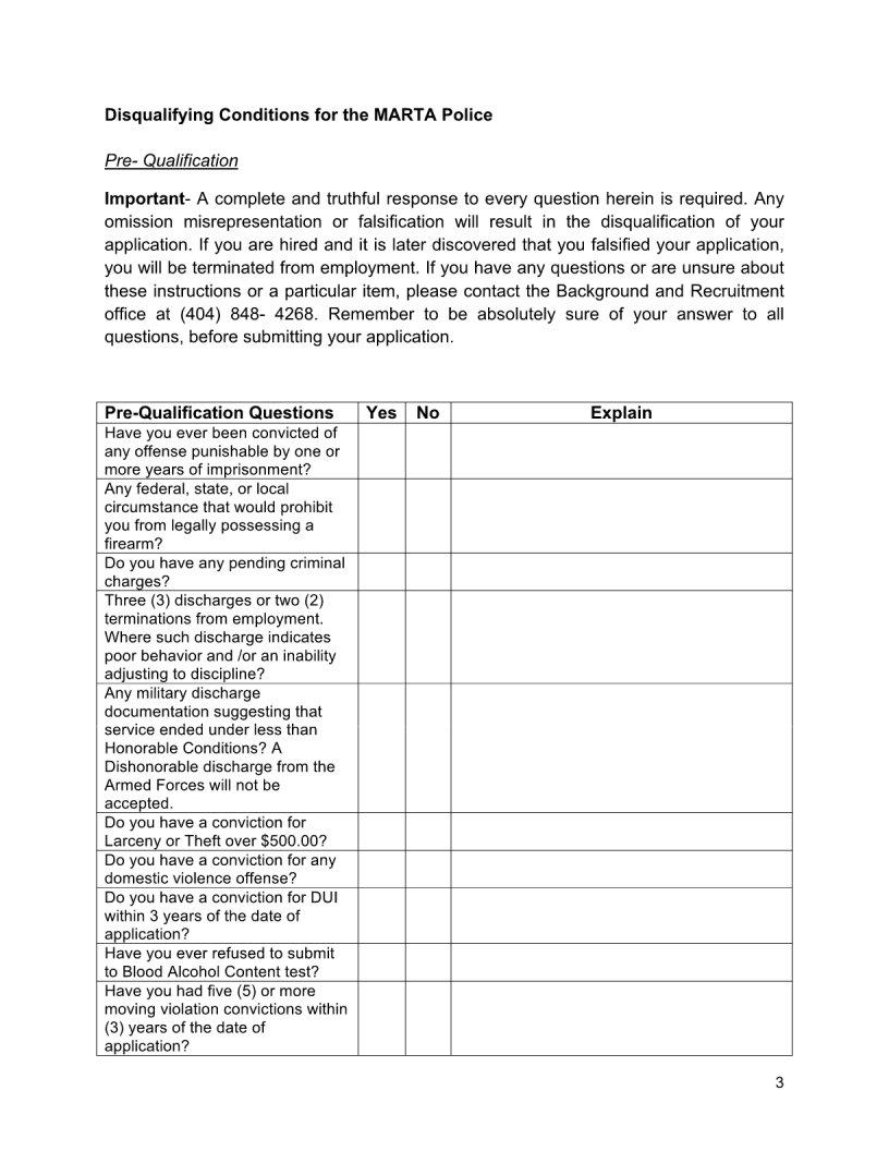 Marta Police Officer Form ≡ Fill Out Printable PDF Forms Online