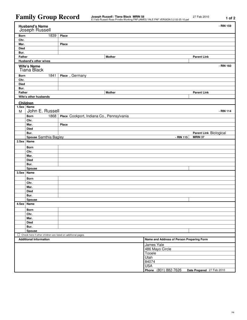 Pedigree Chart Form ≡ Fill Out Printable PDF Forms Online