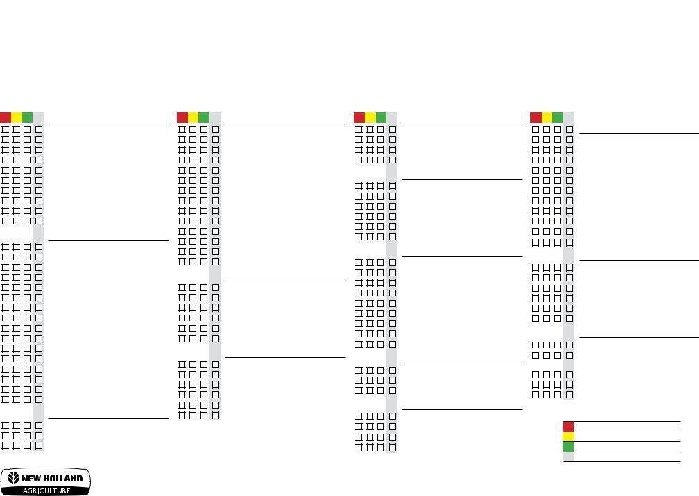 Tractor Maintenance Checklist PDF Form - FormsPal