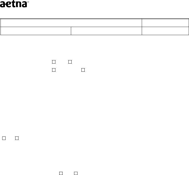 Aetna Attending Physician Statement ≡ Fill Out Printable PDF Forms Online