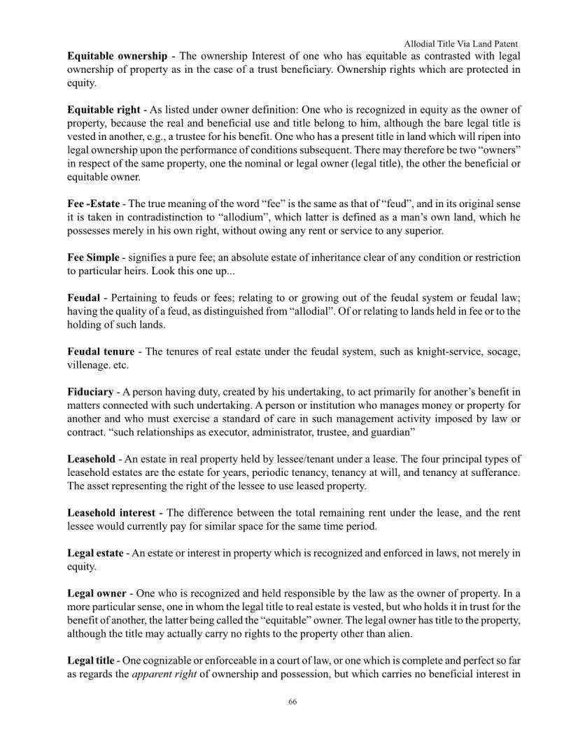 Allodial Title ≡ Fill Out Printable PDF Forms Online