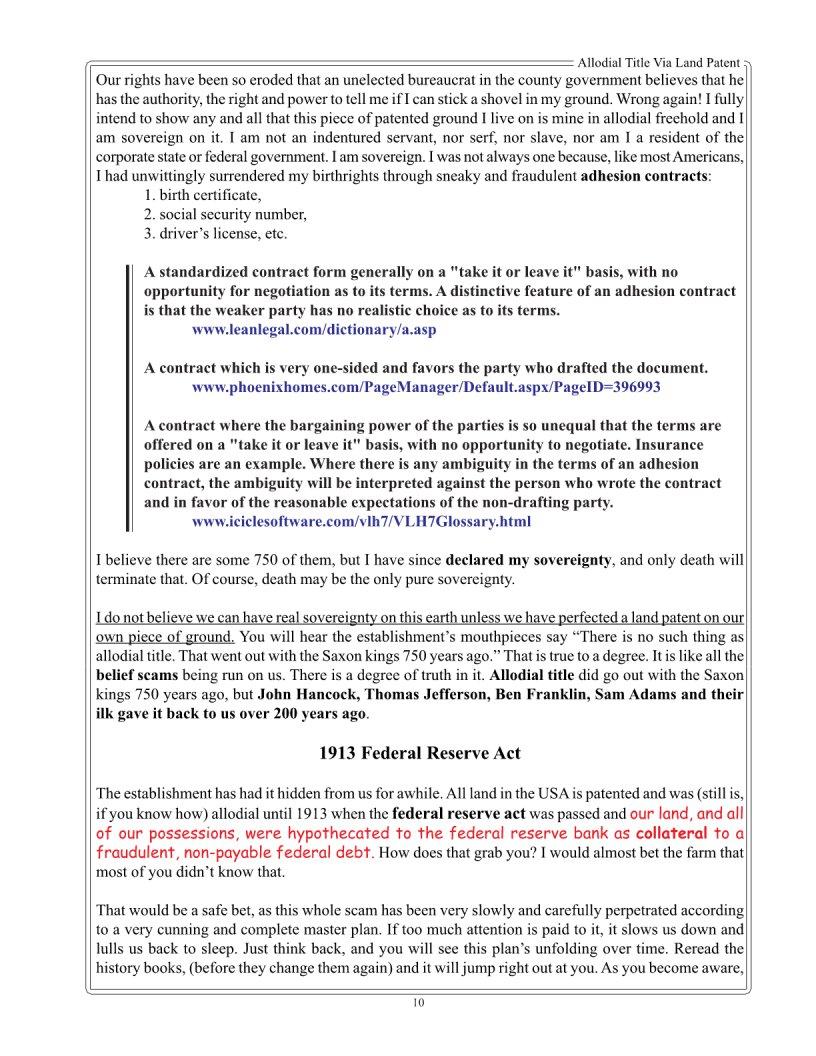 Allodial Title ≡ Fill Out Printable PDF Forms Online