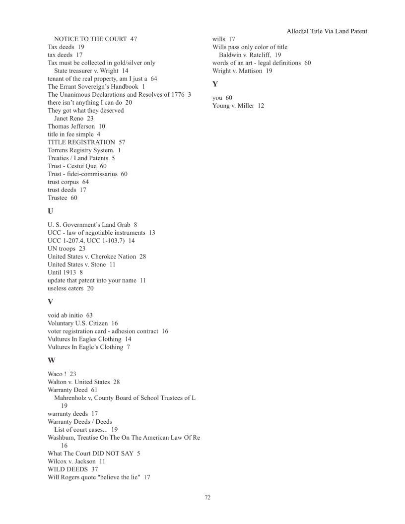 Allodial Title ≡ Fill Out Printable PDF Forms Online