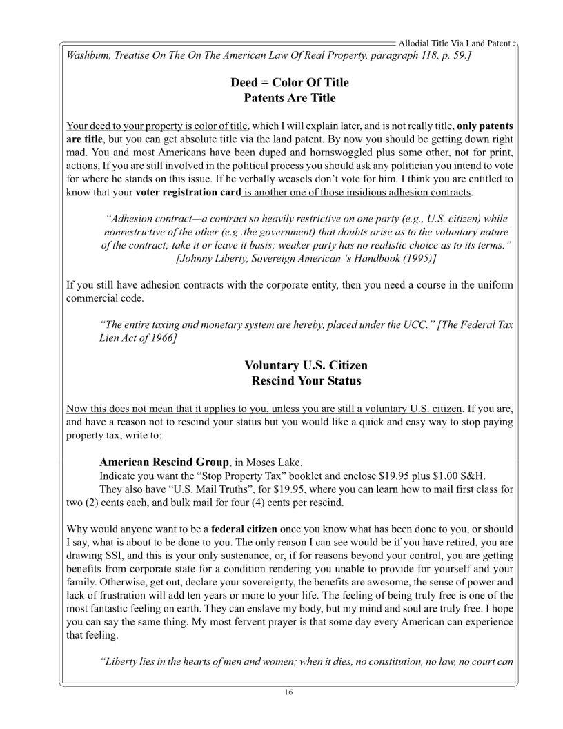 Allodial Title ≡ Fill Out Printable PDF Forms Online