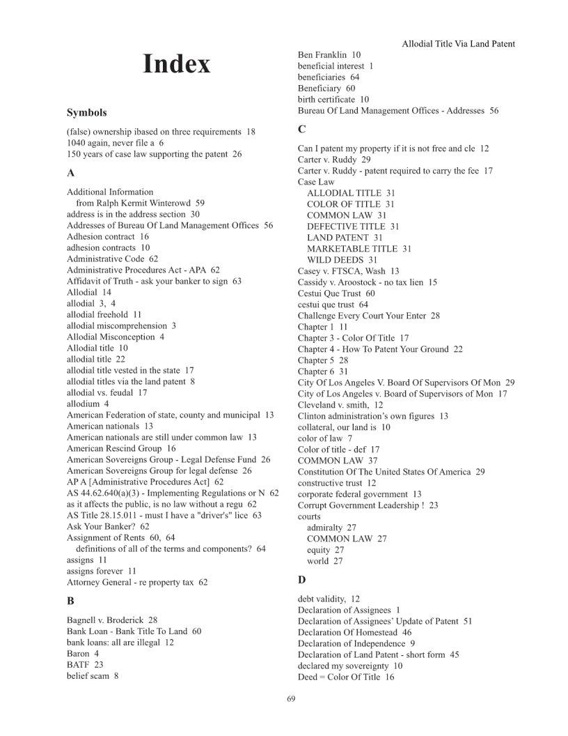 Allodial Title ≡ Fill Out Printable PDF Forms Online