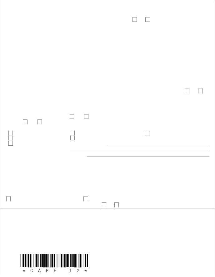 Capf 12 Form ≡ Fill Out Printable PDF Forms Online