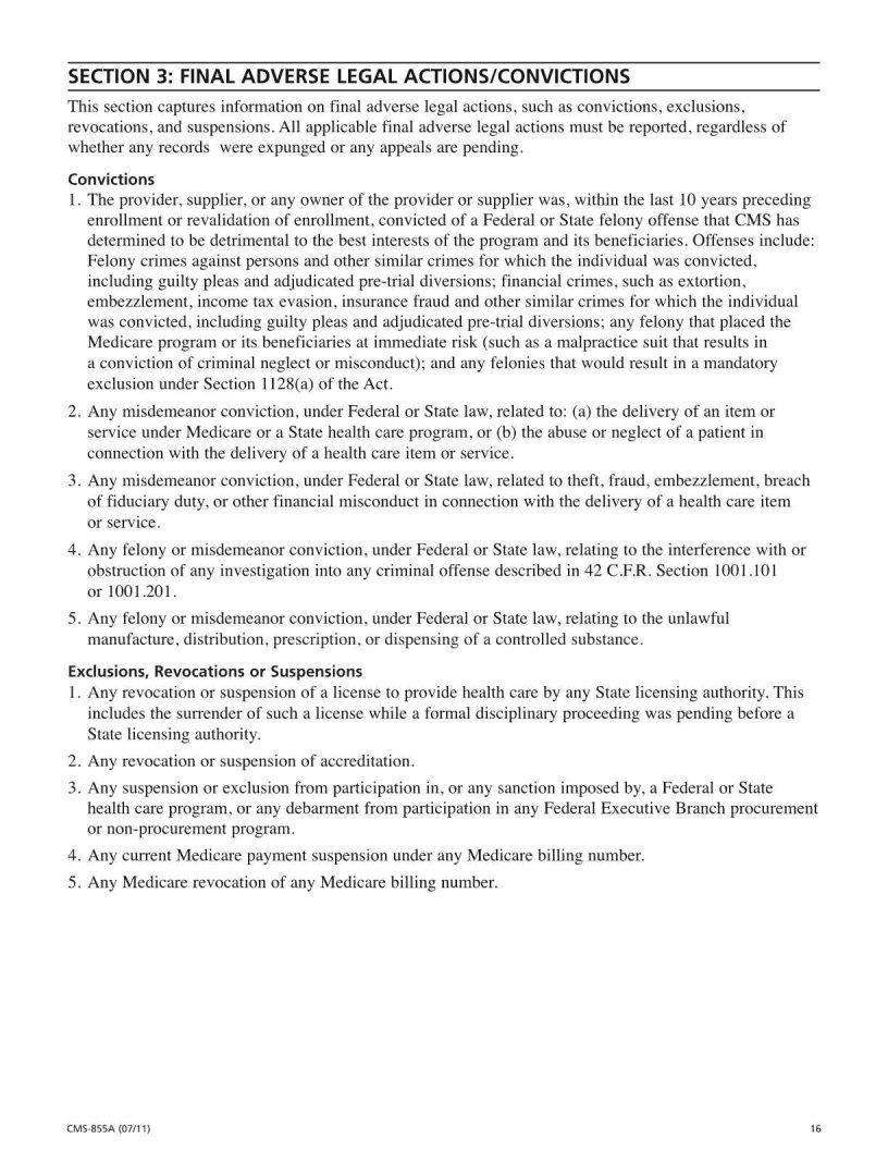 Cms 855A ≡ Fill Out Printable PDF Forms Online