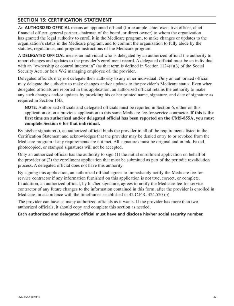 Cms 855A ≡ Fill Out Printable PDF Forms Online