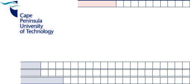 Cput Application Online ≡ Fill Out Printable PDF Forms Online