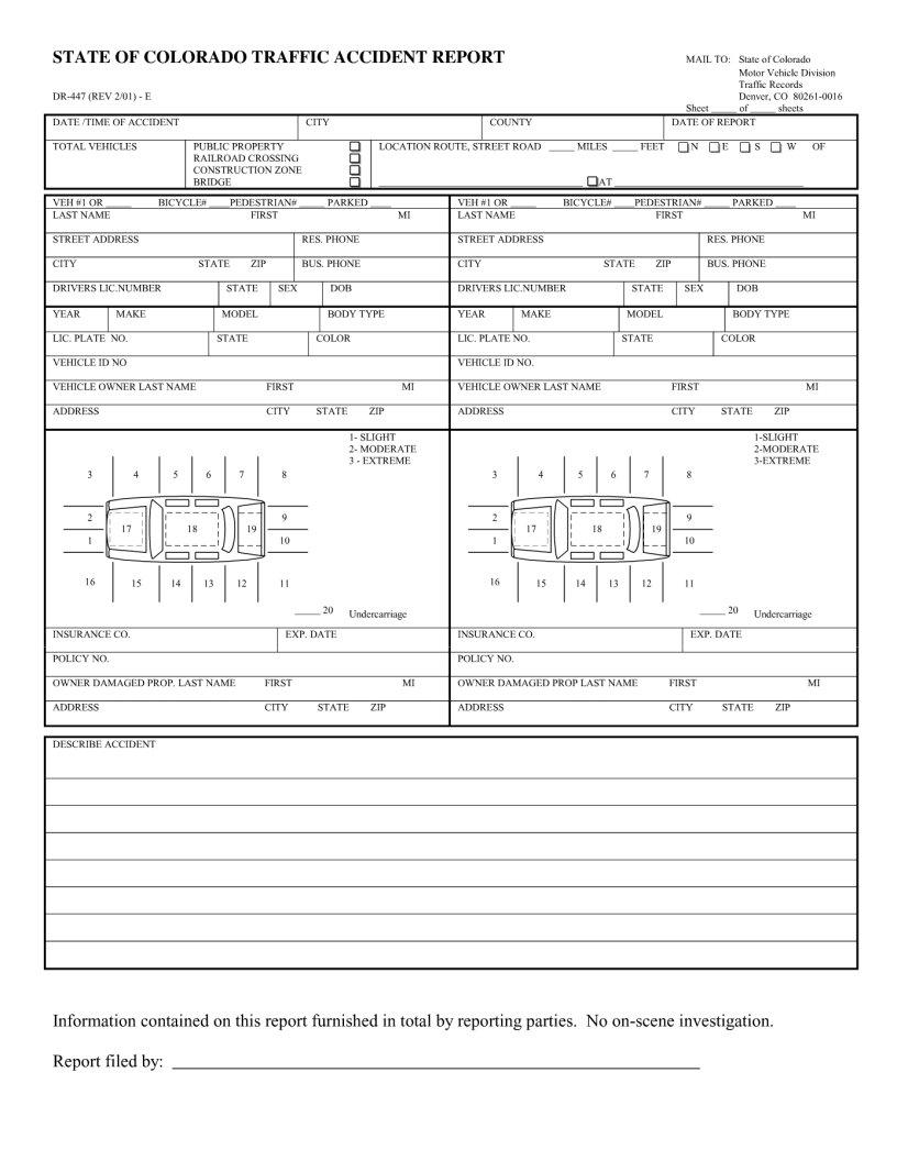 Cspd Accident Report ≡ Fill Out Printable PDF Forms Online