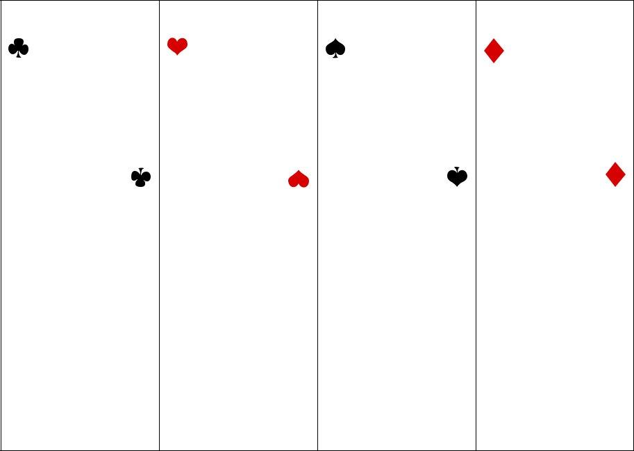 Custom Blank Playing Cards ≡ Fill Out Printable PDF Forms Online