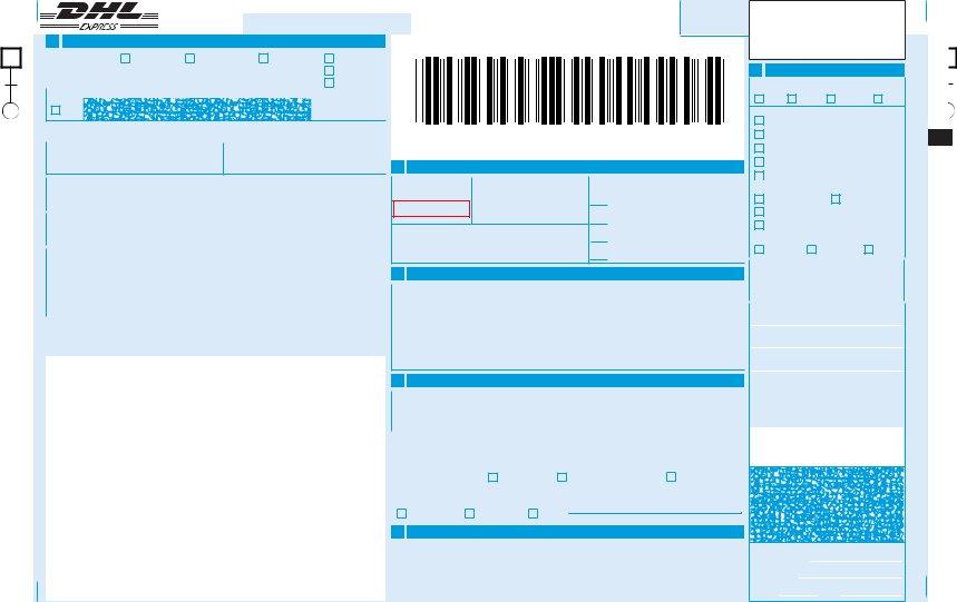 Dhl Waybill Form ≡ Fill Out Printable PDF Forms Online