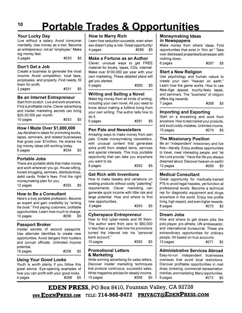 Eden Press Catalog ≡ Fill Out Printable PDF Forms Online