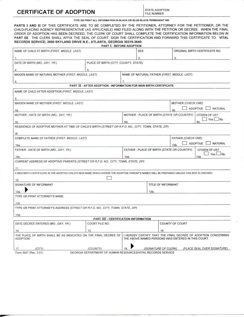 Fiorm 3927 ≡ Fill Out Printable PDF Forms Online