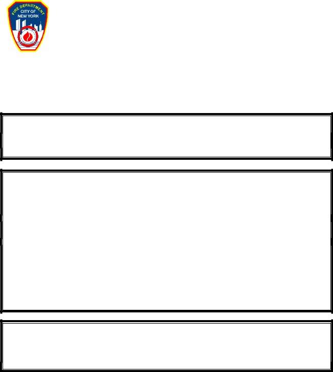 Fire Safety Plan Nyc Template ≡ Fill Out Printable PDF Forms Online