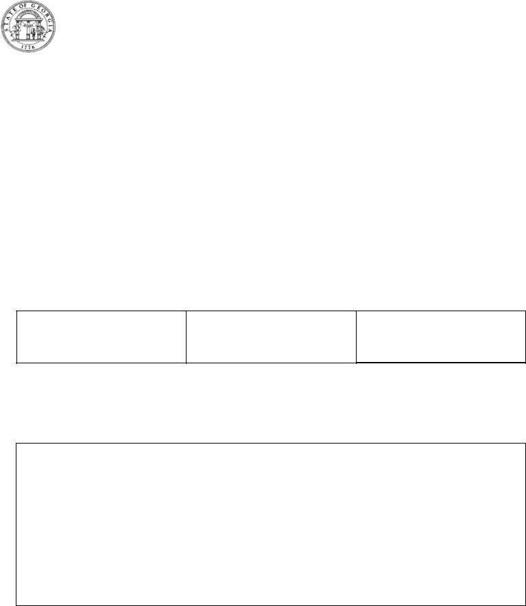 Georgia Employment Form ≡ Fill Out Printable PDF Forms Online