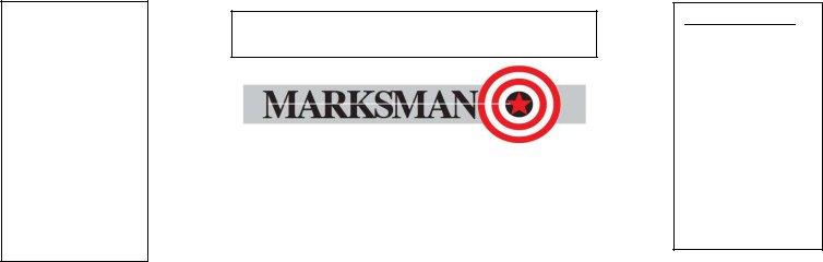 Marksman Security Form ≡ Fill Out Printable PDF Forms Online