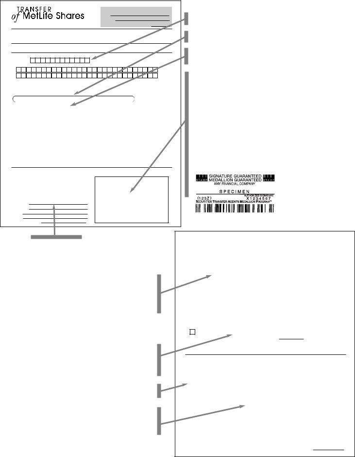 Met Life Stock Transfer Form ≡ Fill Out Printable PDF Forms Online