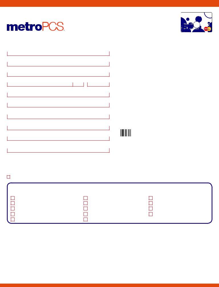 Metro Pcs Rebate Form ≡ Fill Out Printable PDF Forms Online