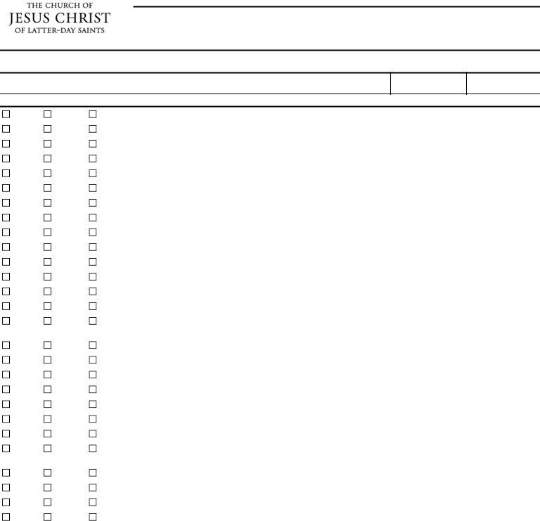 Missionary Recommendation Checklist ≡ Fill Out Printable PDF Forms Online