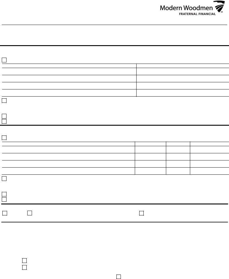 Modern Woodmen 948 Form ≡ Fill Out Printable PDF Forms Online