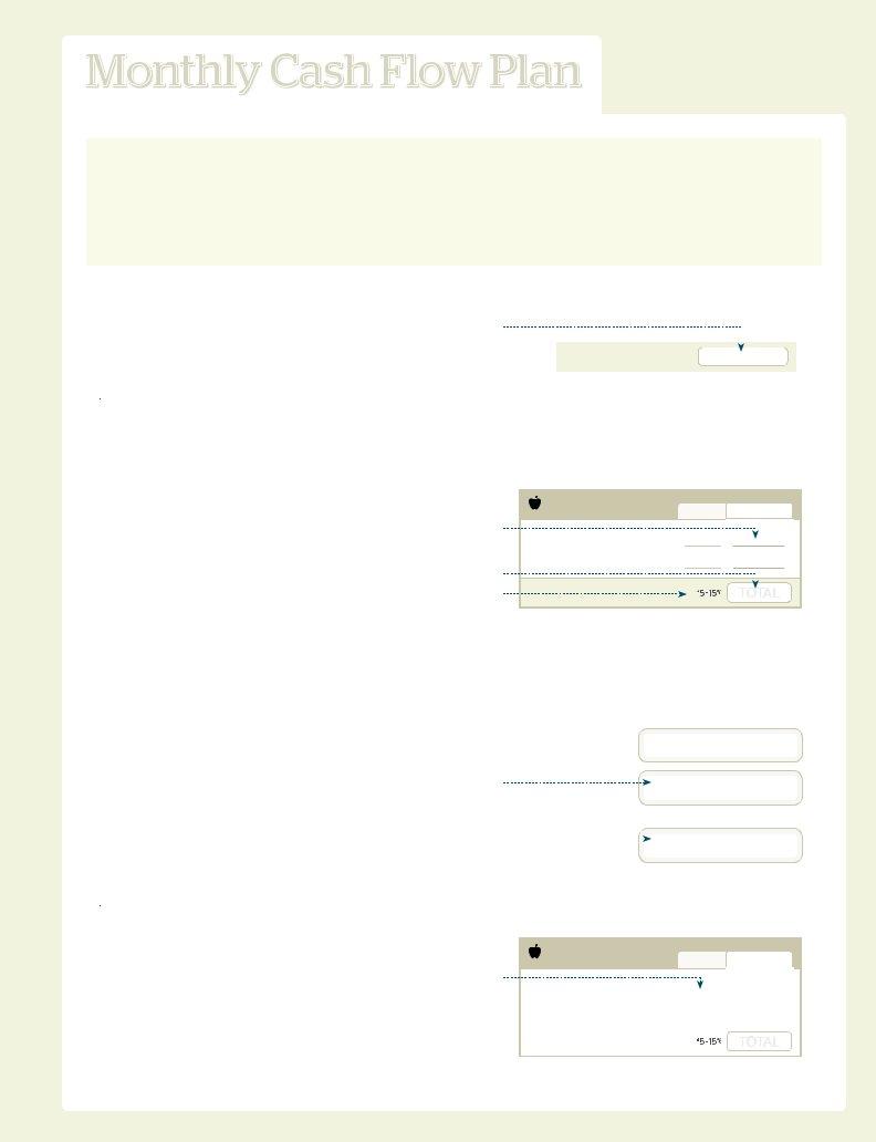Monthly Cash Flow Plan ≡ Fill Out Printable PDF Forms Online
