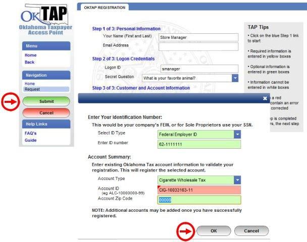 Oktap Form ≡ Fill Out Printable PDF Forms Online