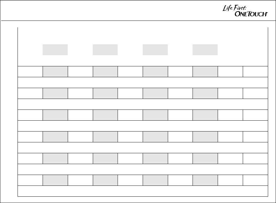 Onetouch Logbook Sheet ≡ Fill Out Printable PDF Forms Online