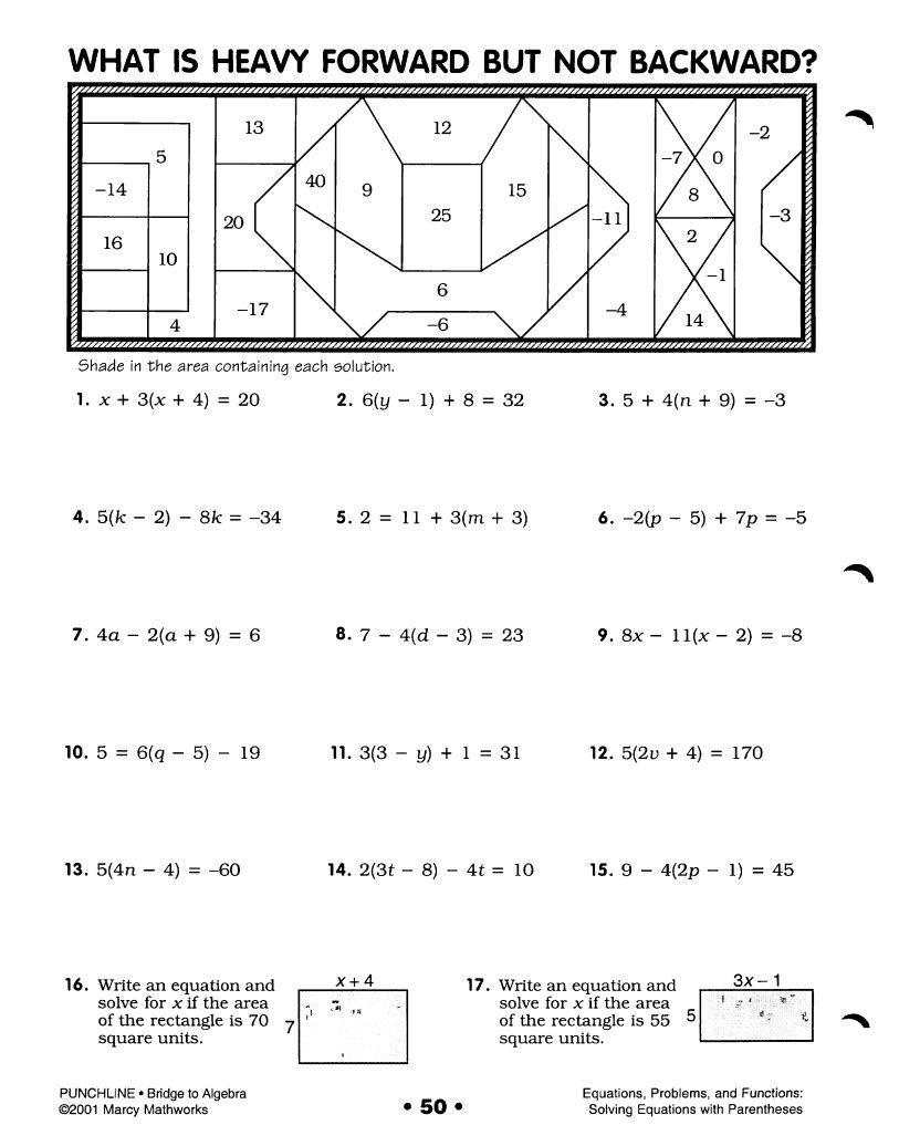 Punchline Bridge To Algebra ≡ Fill Out Printable PDF Forms Online