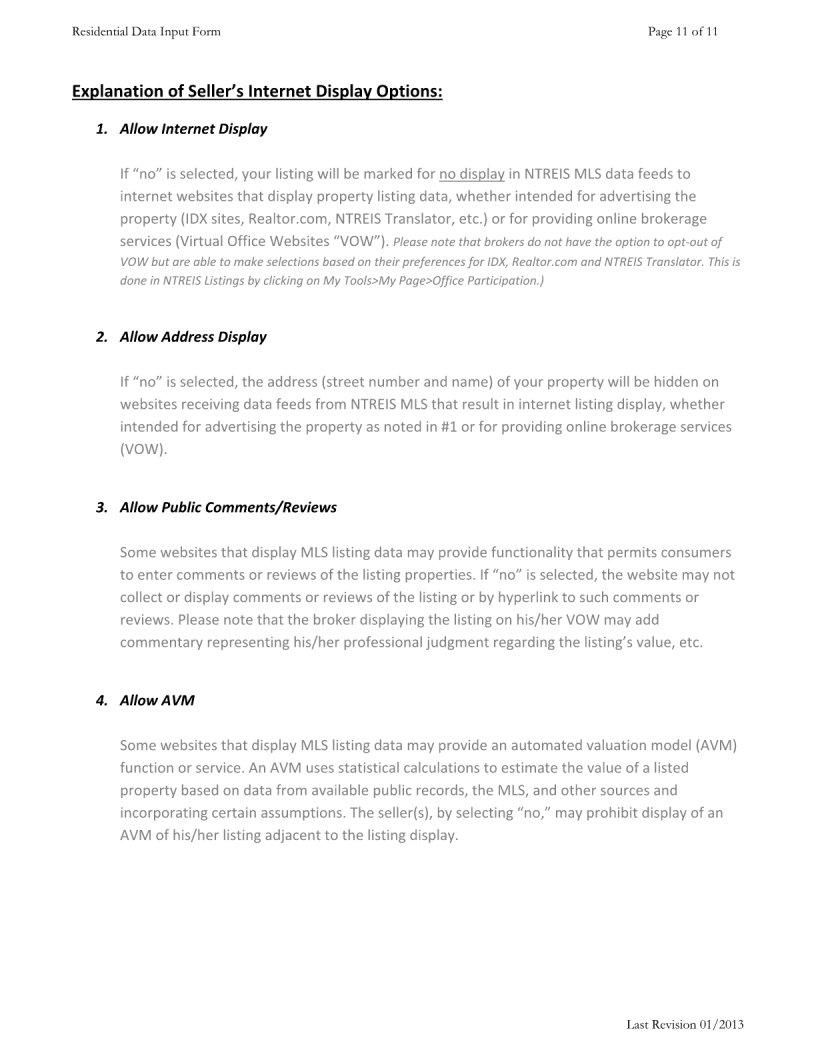 Residential Data Input Form ≡ Fill Out Printable PDF Forms Online
