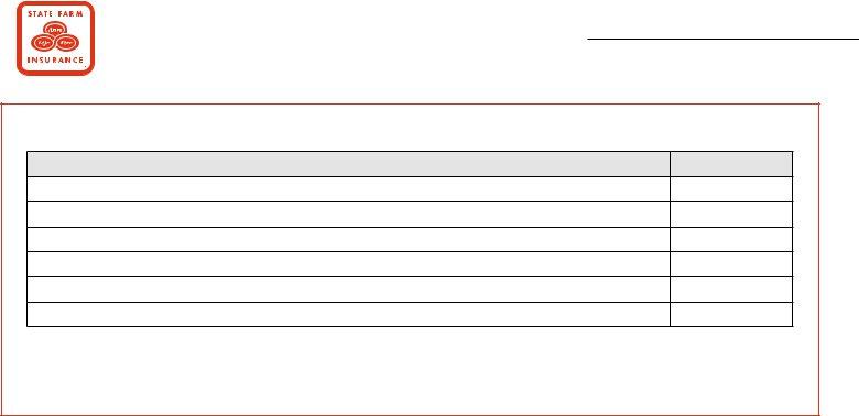 State Farm Personal Financial Statement PDF Form - FormsPal